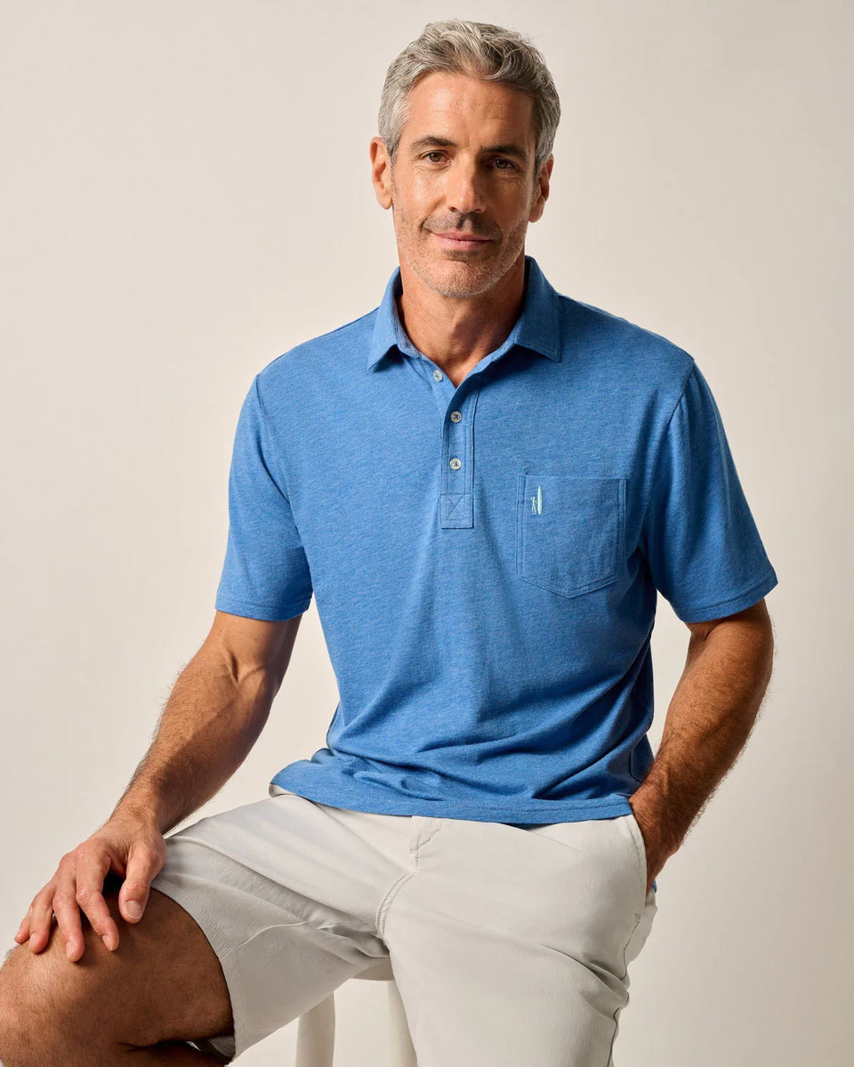 Heathered 2.0 Original 4-Button Polo – Deyo Supply Company